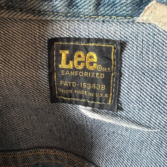 Lee | Jackets & Coats | Rare Vintage Lee Denim Jacket Union Made In Usa ...